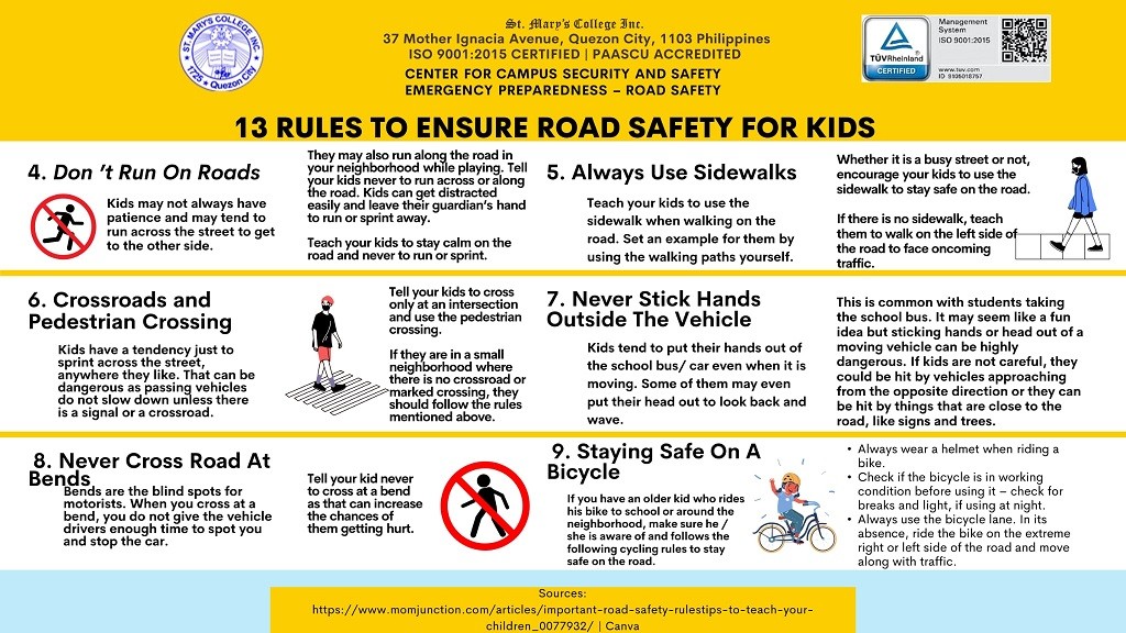 Road Safety | St. Mary's College Inc.