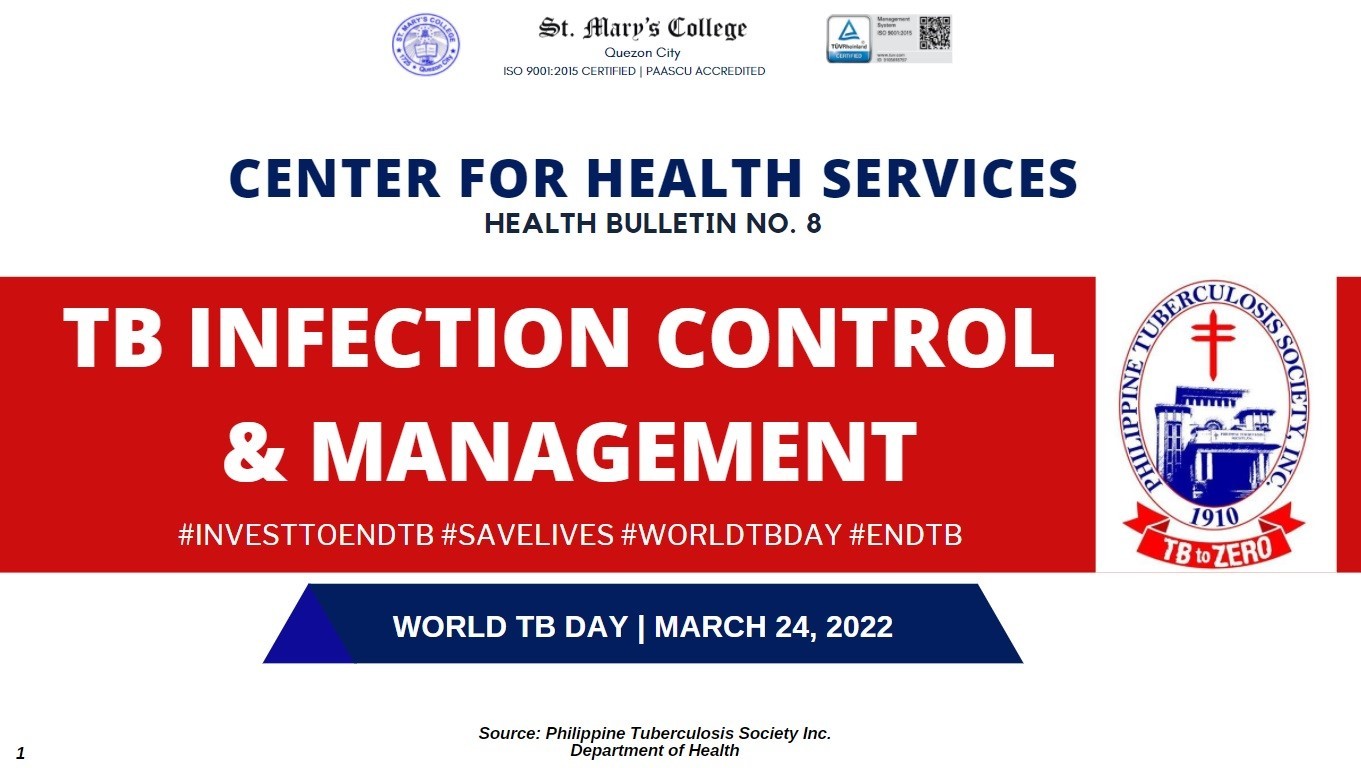 TB Infection Control | St. Mary's College Inc.