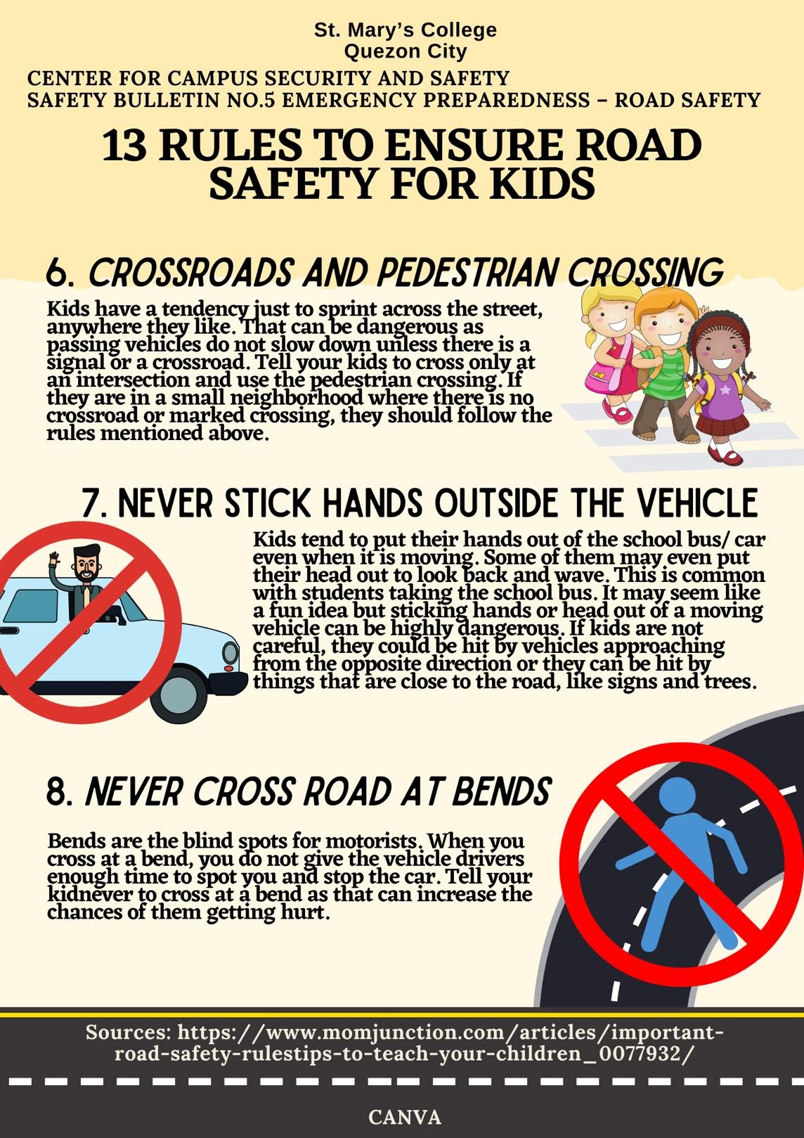 Road Safety for Kids | St. Mary's College Inc.