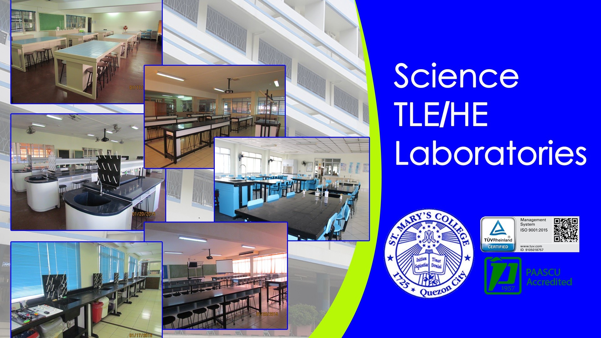 Science and TLE Laboratories | St. Mary's College Inc.